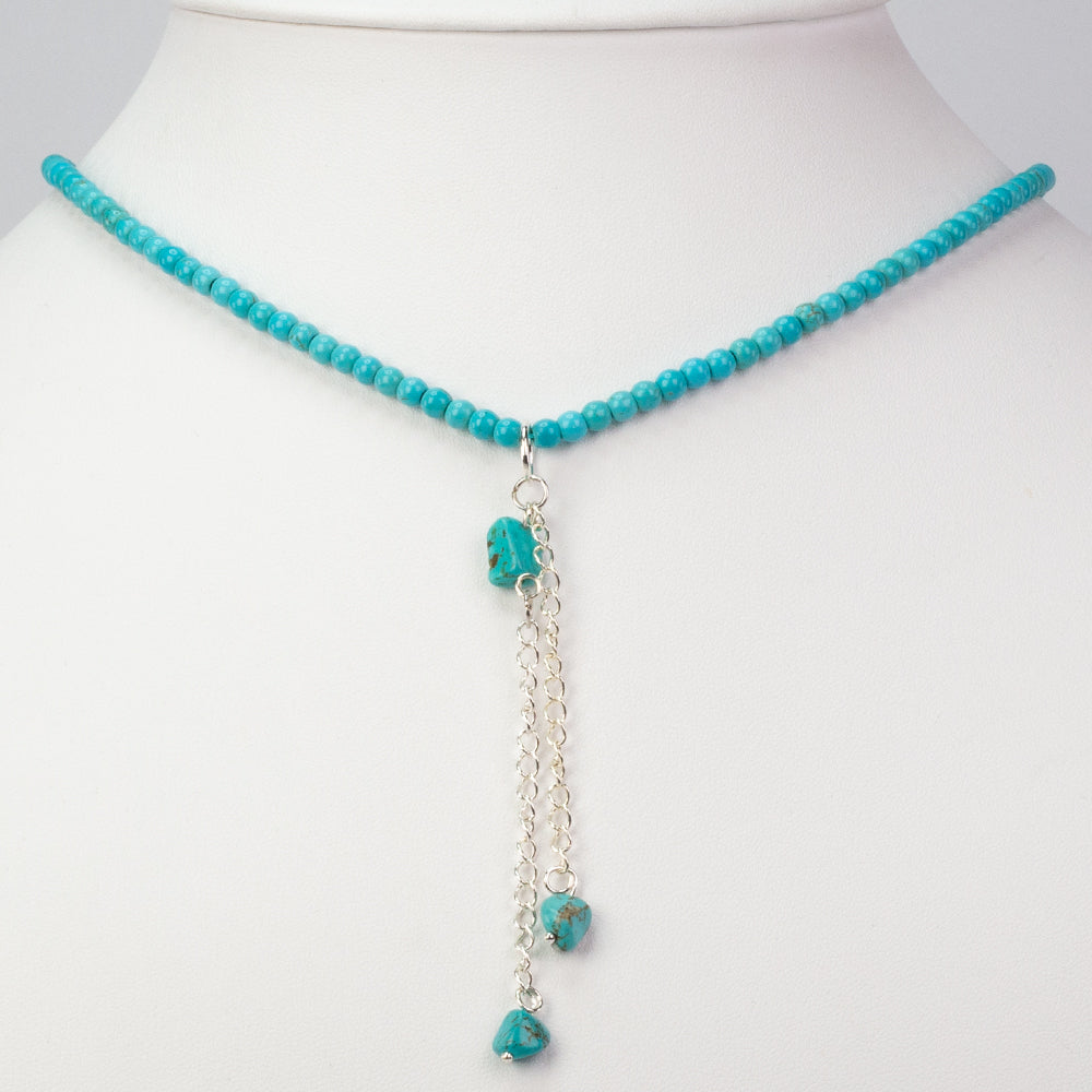 Colier din Argint 925 ( 1.5 grame ) cu Turcoaz 56.7 Carate – Galeria de ...