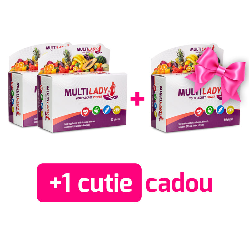 MultiLady - MultiVitamine Premium pentru un Sistem Imunitar Puternic ...